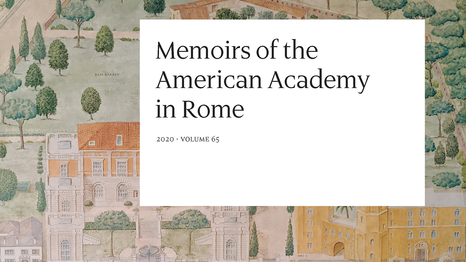 Publications | American Academy in Rome