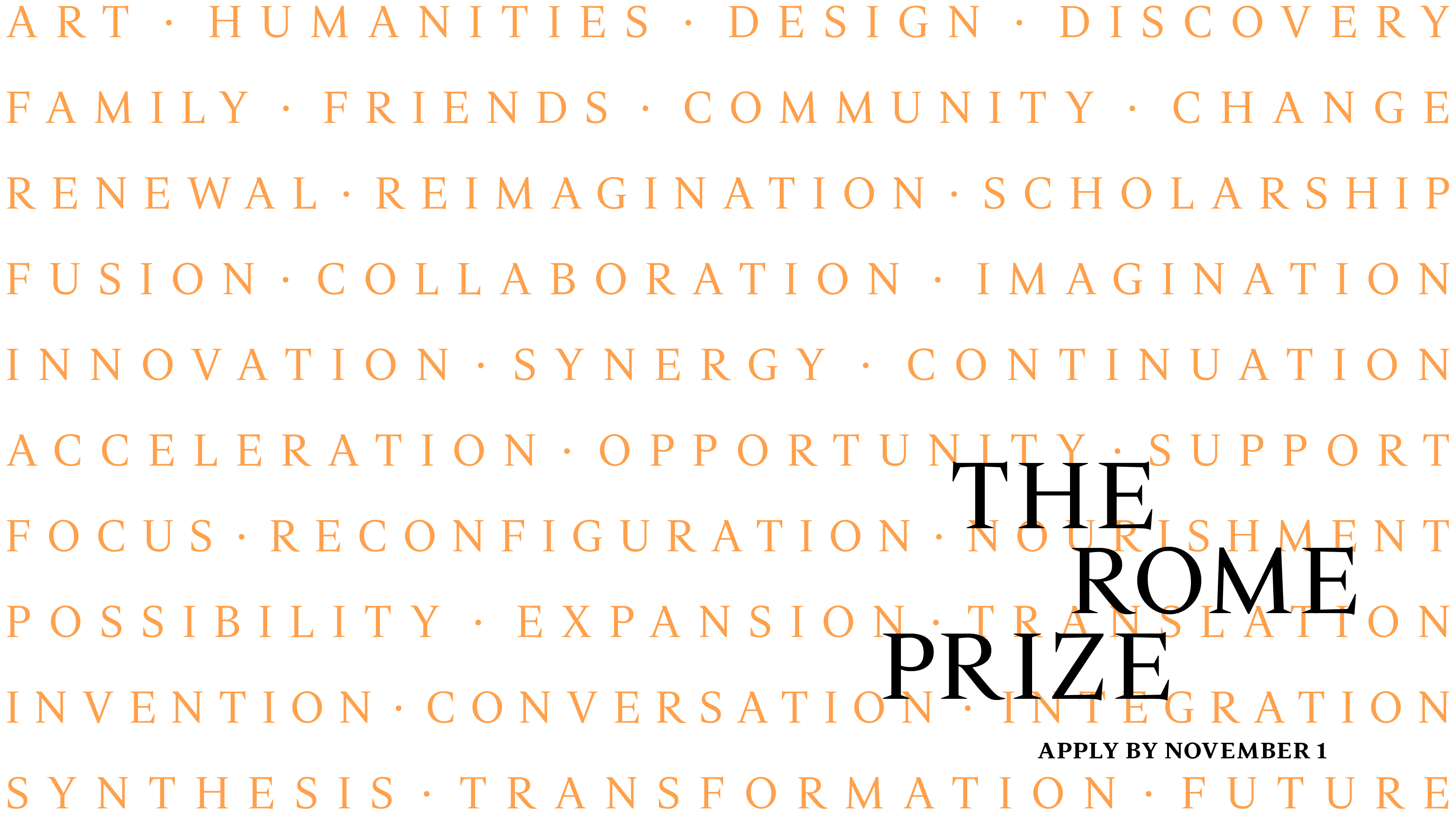 Apply for a Rome Prize Fellowship | American Academy in Rome